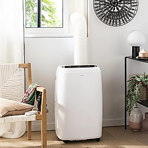 Cestluck Flexible AC Exhaust Hose, 5.9" Diameter Counterclockwise AC Hose, Length to 80", Portable Air Conditioner Vent Hose Compatible with Delonghi & LG Air Conditioner Parts