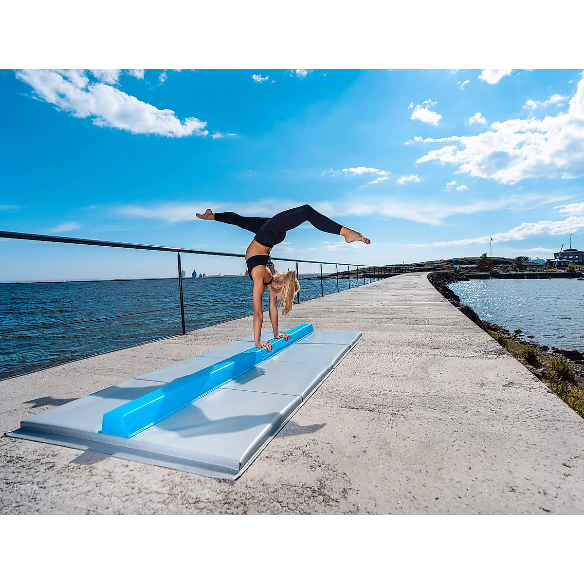 Acon Gymnastics Set | Includes Gym Mat and Gym Beam | for Balance and Training | Yoga