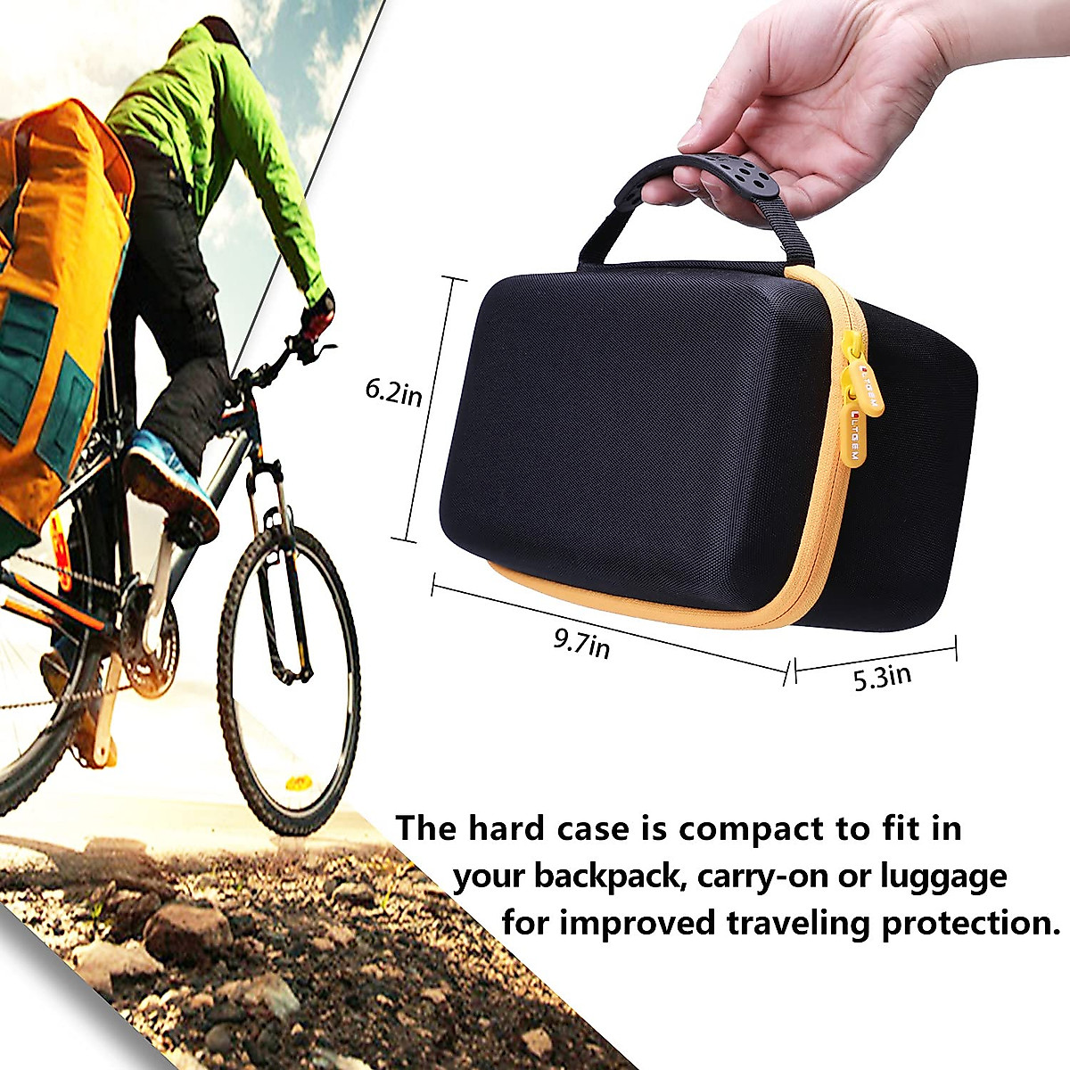 LTGEM Hard Case for DEWALT DCW210B 20V MAX Orbital Sander - Travel Protective Carrying Storage Bag