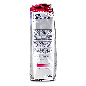 Cavex ColorChange Alginate Impression Material, Fast Set, 500 Grams