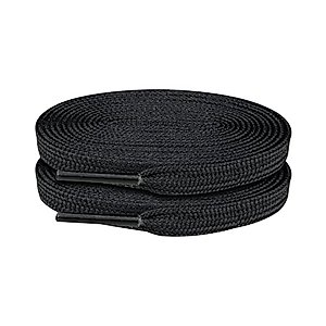 Endoto Shoelaces for On Cloud X3, X4, Shift, Cloudflow, Cloudwift, Cloudmonster Running Replacement Flat Shoes Laces Strings(Color:Black,Size:53Inch)