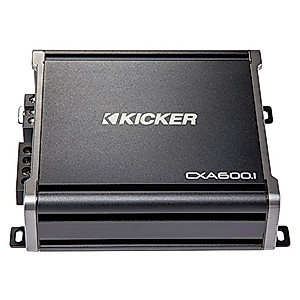 Kicker Bundle Compatible with 2014 - UP Chevy Silverado Crew Cab 43C124 Dual 12" Loaded Sub Box Enclosure with 46CXA8001 Amplifier