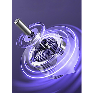 Wakatipu Foldable Washing Machine, 8L High Capacity Mini Washer, with 3 Modes Deep Cleaning,Half Automatic Small Washer for Baby Clothes Underwear or Small Items,RV Travel laundry (ABS Purple)