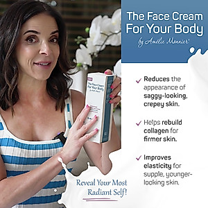 Crepe Firming Advanced Cream - European Hi-tech Skin care - Hyaluronic Acid in the 50-3000 kDa Molecular Spectrum - Tightening & Lifting Collagen Repair Treatment - Best for Body, Face and Neck 7.5 oz