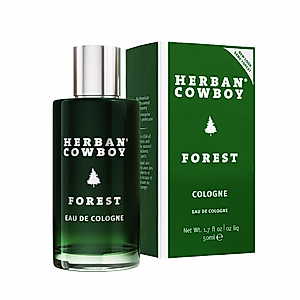 Herban Cowboy Forest Men's Cologne with Hints of Cedar, Mandarin, and Black Pepper (1.7 fl oz)