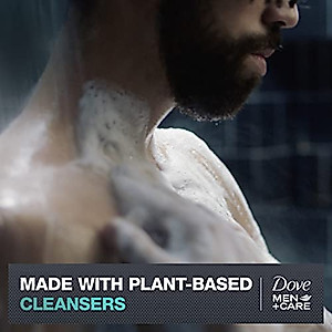 Dove Men+Care Mens Body Wash Dry Skin Body Wash with Micromoisture, Blue Eucalyptus and Birch Effectively Washes Away Bacteria While Nourishing Your Skin, 18 Fl Oz (Pack of 4)