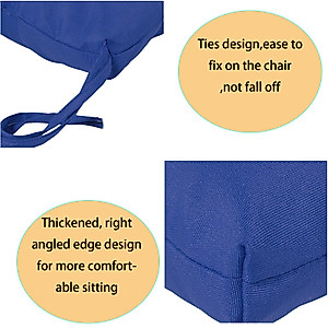 Eoieov Wicker Chair Cushions for Outdoor Furniture Clearance, Rocking Chair Cushions High Back, Thick Patio Chair Pads for Indoor and Outdoor 41.7"*20.8"*3.9", Hawaii