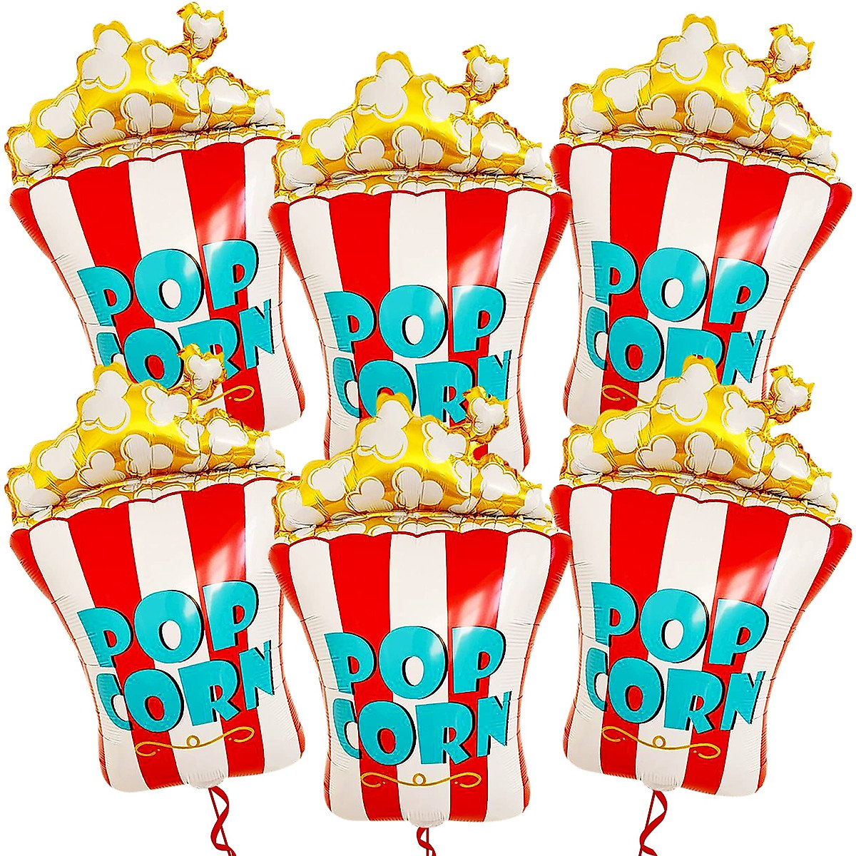 KatchOn Giant Popcorn Balloons Set - Perfect for Movie Parties