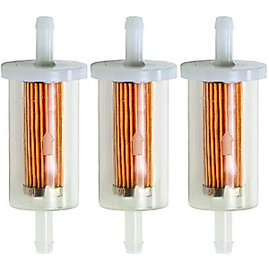 Go-cheers 695666 Fuel Filter Replacement For 845125 691035 493629 5065 5065D 5065K Lawn Mower Tractor 3 pack