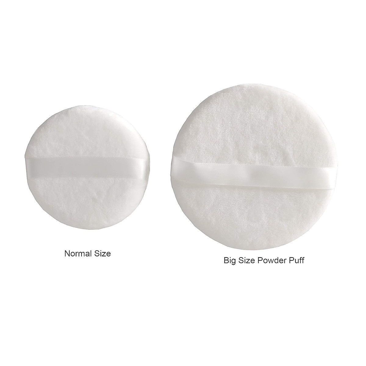 Topwon 5 Inch Powder Puff for Body Baby - Extra Large Jumbo Size Body Powder Puff Dusting Powder Blending & Setting Makeup Foundation (1 Pieces)