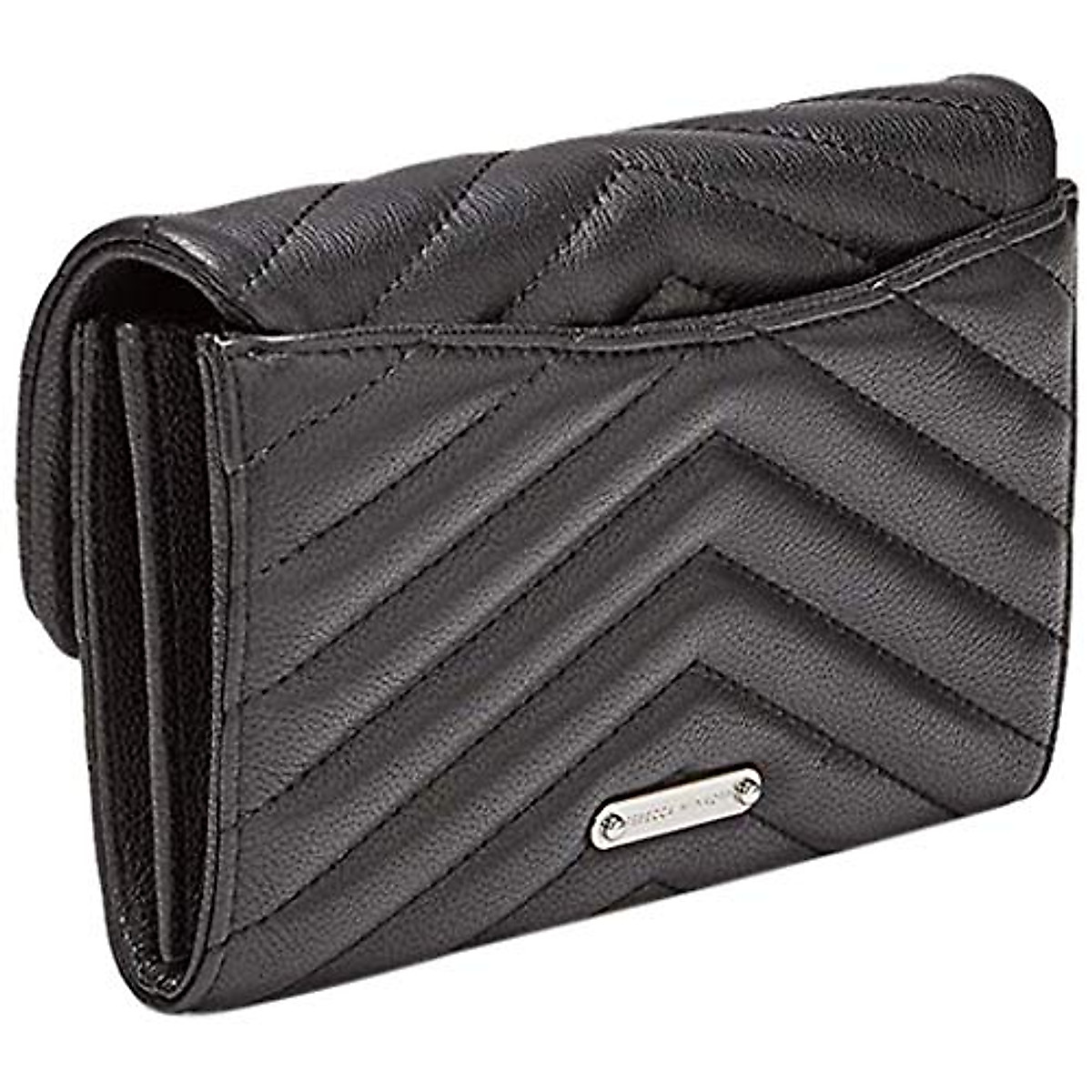 Rebecca Minkoff womens Edie on Chain Wallet, Black, One Size US