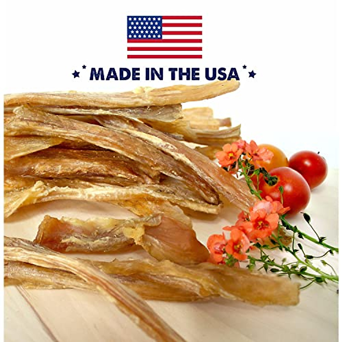 Downtown Pet Supply USA Sourced 4-7" Junior, 25 Pack Beef Tendons for Dogs - Rawhide Free Dog Chews Long Lasting and Non-Splintering - Single Ingredient, Nutrient-Rich Tendon Chews for Dogs