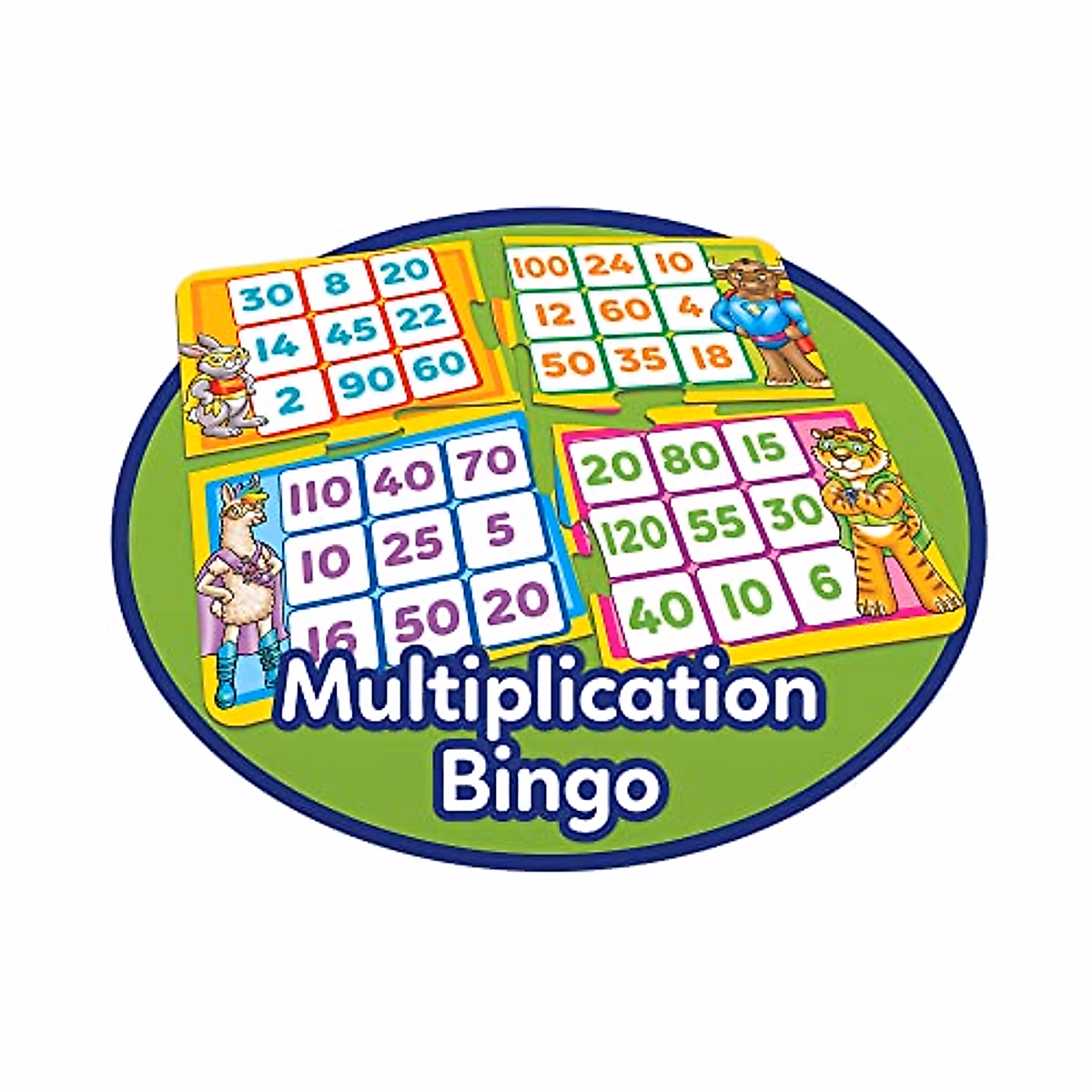 Orchard Toys Moose Games Times Tables Heroes. an exciting Multiplication Game, Superhero Play. for Ages 6-9 and for 2-4 Players