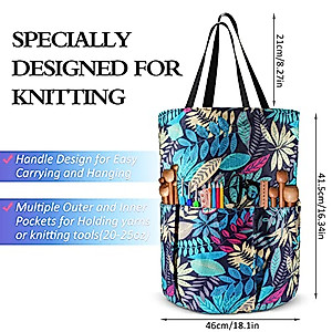 MA STRAP Yarn Storage Tote Bag Knitting Crochet Bags Organizer for Knitting & Crochet Organizing
