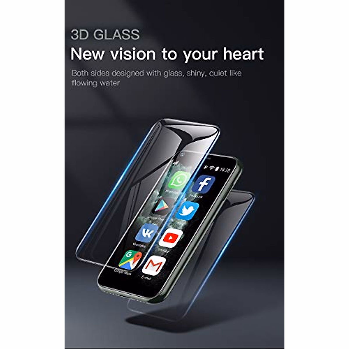 Truely Super Mini Smartphone, SOYES XS11 Unlocked, 3G WCDMA Android Mobile Phone 2.5 Touch Screen 1GB RAM 8GB ROM Dual SIM