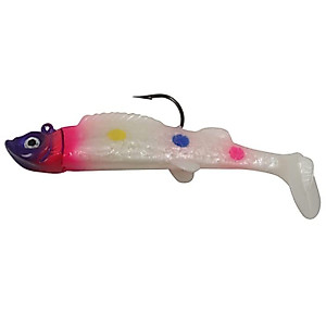 Northland Tackle MM4-465 Mimic Minnow Shad 1/4 OZ, 2.5" Purple Wonder