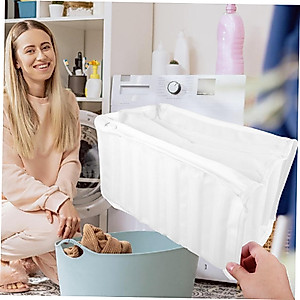 OKUMEYR Shoe Bag Shoe Washing Bag Sneaker Wash Bag Laundry Bag for Sneaker Laundry Wash Bag Dryer Bag for Shoe Laundry Bag Supplies Trainer Wash Bag Sneaker Bag Shoes White Polyester