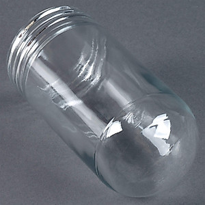Light Bulb Cover, Sturdy Clear Glass Light Bulb Protector Cage for Outdoor Globe Light Bulb Fixtures Cover, Dining Light Bulb, Hood Bulbs, Home Light Bulb Covers by FryOilSaver Co. #31902 (Pack of 1)