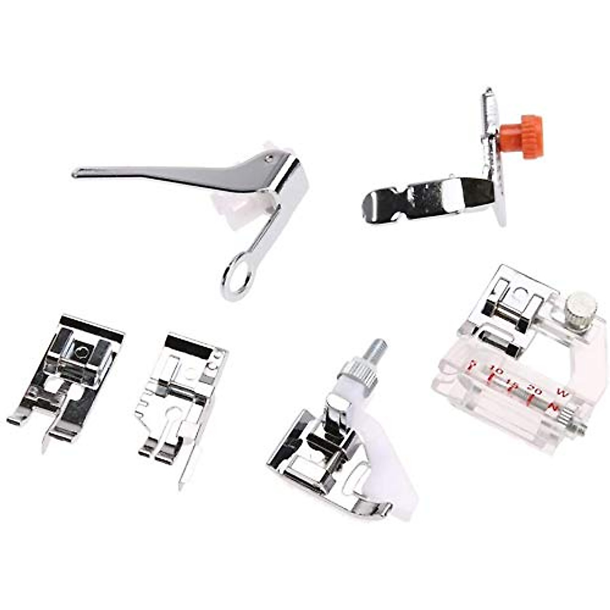 eoocvt 42pcs Domestic Sewing Machine Presser Feet Set for Brother, Babylock, Singer, Janome, Elna, Toyota, New Home, Simplicity, Necchi, Kenmore, and White Low Shank Sewing Machines