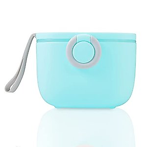 PandaEar Baby Infant Formula Dispensers Mixers| Portable Container Scoop Included| Travel Outdoor Activities (Blue)