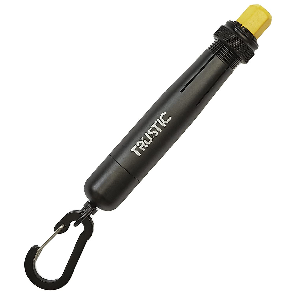 Trustic - Lumber Keel Crayon Holder for 1/2" Round or Hexagonal Crayons, Industrial Heavy Duty Construction Carpenter Metal Holder, color - Black