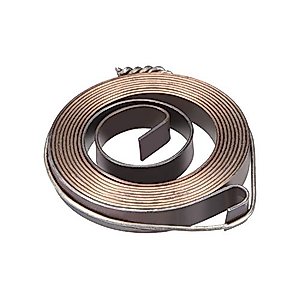 uxcell Drill Press Spring Drill Press Quill Feed Return Coil Spring Assembly Spring Steel Chemical Blackening Finish 980mm Expand Long 40x6x0.65mm
