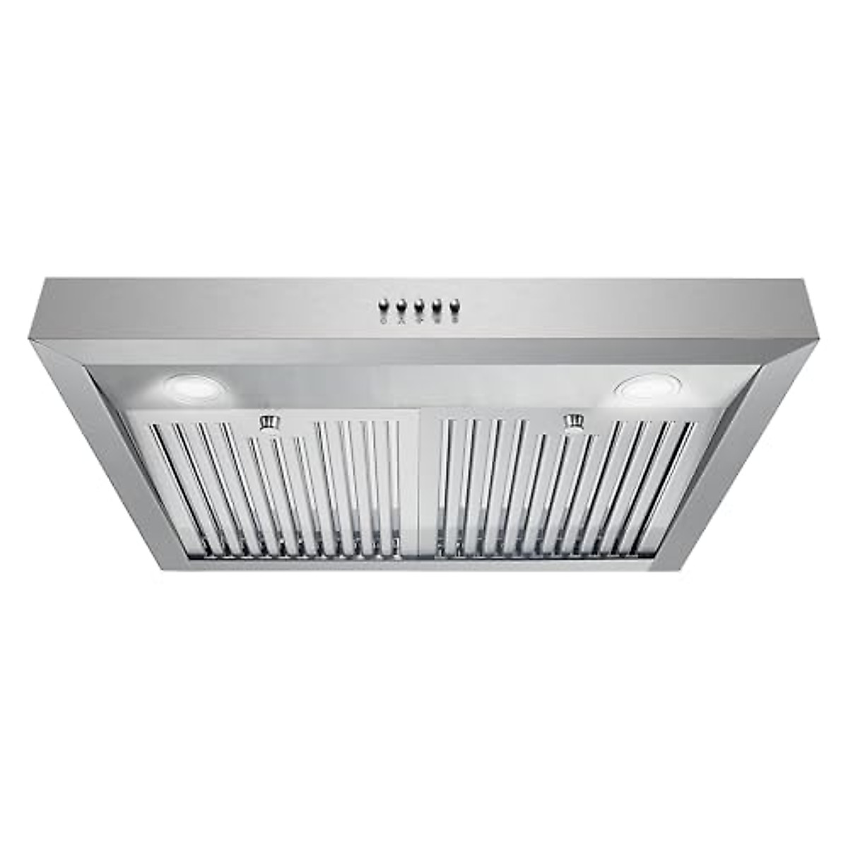 COSMO UC30 29.5 in. Ducted Under Cabinet Range Hood, Kitchen Over Stove Vent, 3-Speed Fan, Permanent Filters, LED Lights in Stainless Steel, 30 inch
