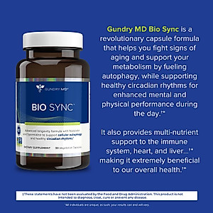 Gundry MD® Bio Sync Supplement for Daytime Energy, Supports Focus and Memory†* - (30 Servings)