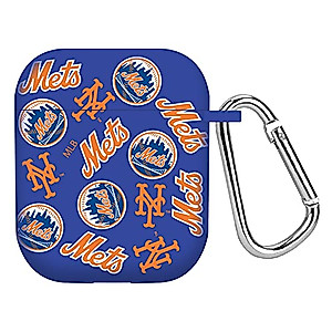 GAME TIME New York Mets HD Case Cover Compatible with Apple AirPods Gen 1&2 (Random)