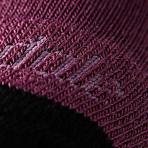 Bridgedale Women's Lightweight Boot Height - Merino Endurance Socks, Berry, Large