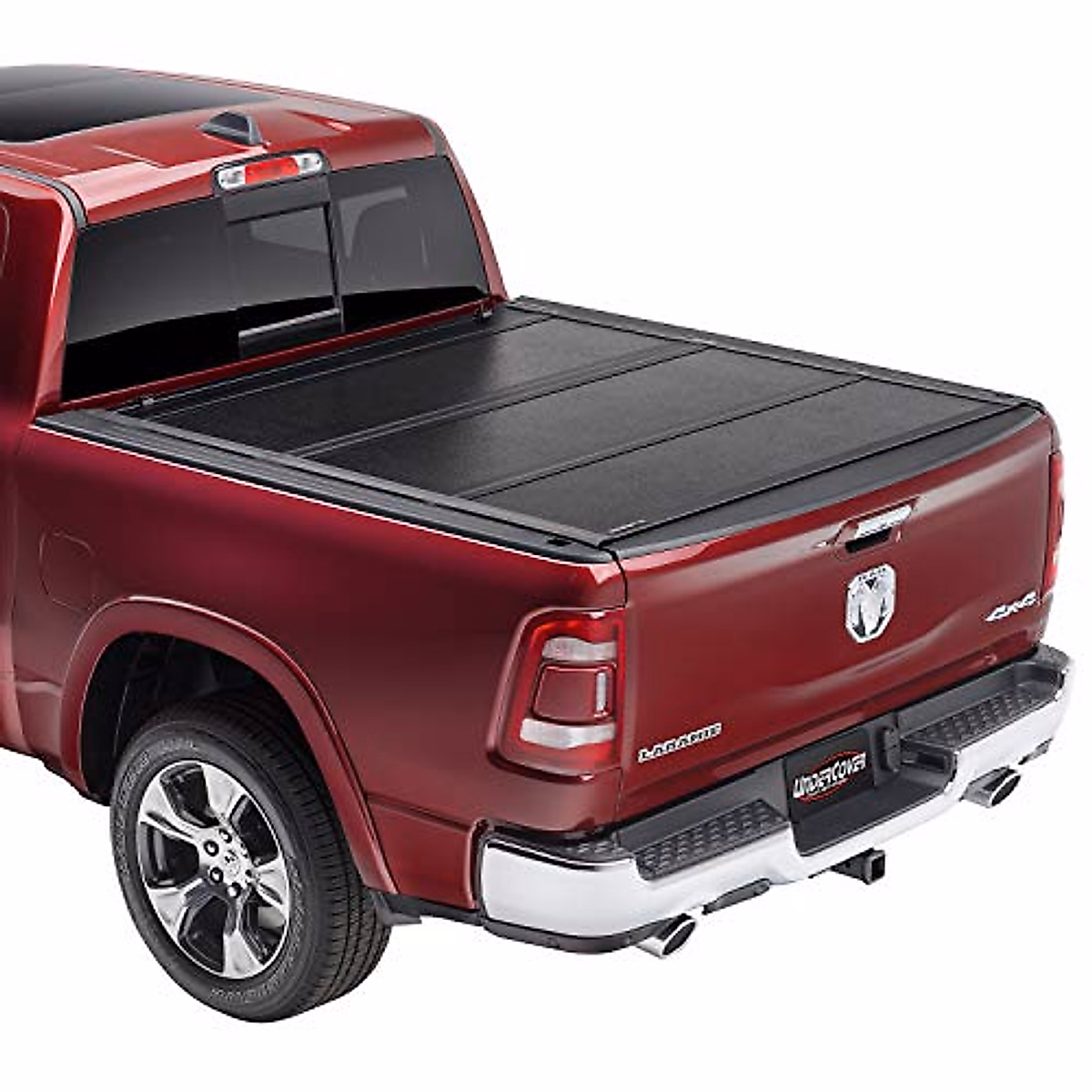 UnderCover Flex Hard Folding Truck Bed Tonneau Cover | FX31004 | Fits 2002 - 2018, 2019 - 2020 Classic Dodge Ram 1500, 2003-20 2500/3500 w/o RamBox 6' 4" Bed (76.3")