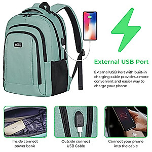 LERASO Laptop Backpack, Green