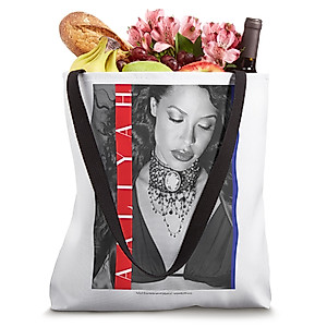 Aaliyah Red and Blue Stripes Tote Bag