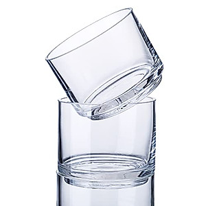 Diamond Star 12" 3 Tier Decorative Round Glass Storage Jars with Lids, Decorative Round Stackable Snack Storage Canister with Lid for Sweets, Animal Treats, Dry Foods, Fruit, Nuts, Coffee Bean and Building Blocks