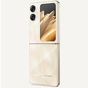 Original Oppo Find N2 Flip 12G+256GB 5G Mobile Phone 120Hz Fold AMOLED 6.8" Screen Dimensity 9000+ 4300mAh 44WSuperVOOC OTG NFC Global Warranty Cellphone by-（CTM Global Store） (Gold(12+256))