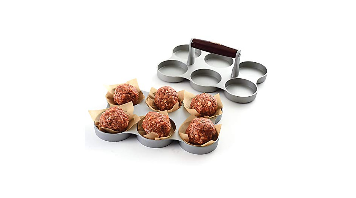 Norpro Mini Burger Press for Perfect Uniform Patties | Easy & Durable