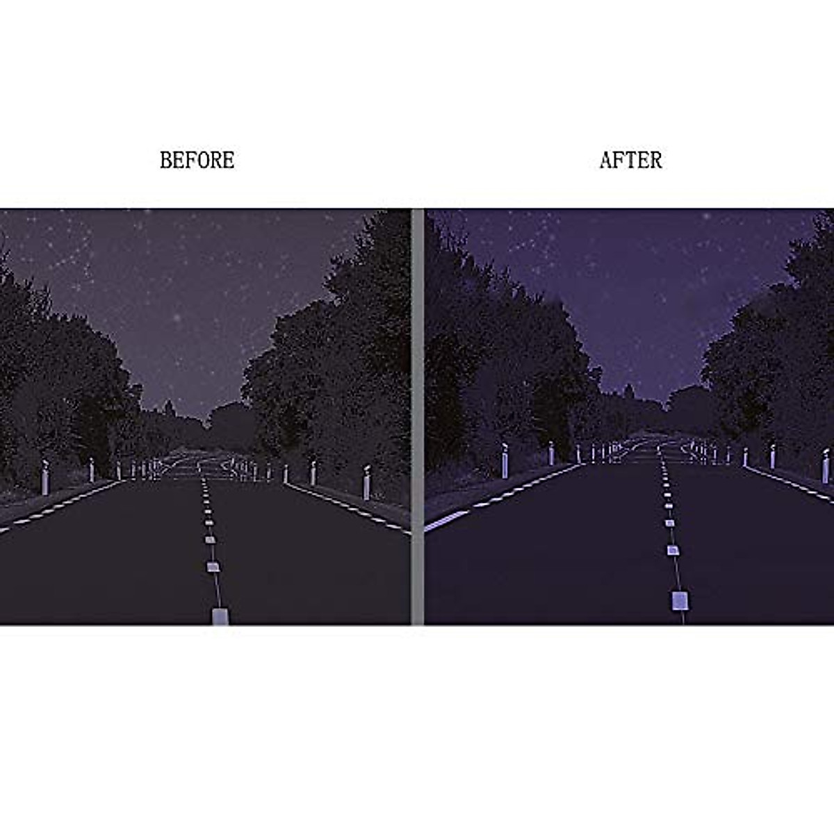 Gemgoo 2PCS High Definition Night Vsion Driving Sunglasses Wrap Around Glasses with Anti Reflective Coating