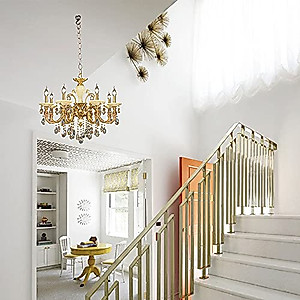 Rddconkit 2-Pack Swivel Swag Hook Metal Chain Extension, Heavy Duty Swivel Ceiling Hook for Hanging Plants / Chandeliers / Baskets / Indoor & Outdoor Use (Bronze)