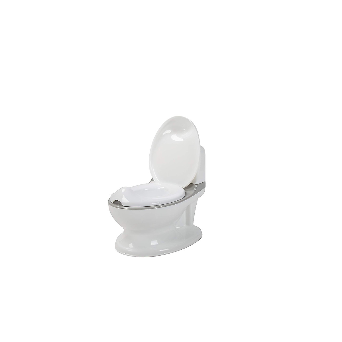 BabyDan Children Training Potty with Flushing Sound. 100% PVC Free. White/Grey