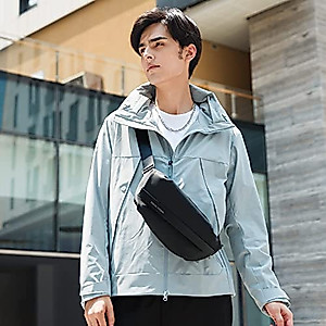 MARK RYDEN Water-proof Business laptop Backpack Fits 17.3'' Laptop&Chest Bag Slim Crossbody Bag Waterproof Cycling Travel Daypack