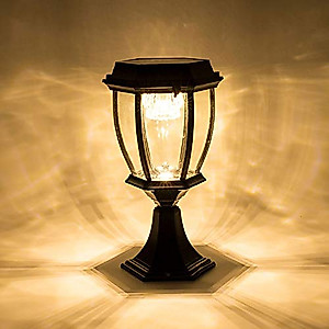 CDQYA Outdoor Pillar Lamp European Villa Wall Light Waterproof Home Garden Courtyard Light LED Street Garden Villa Lamp