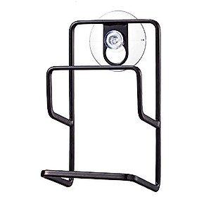 YAMAZAKI home 2265 Double Sponge Holder-Steel Rack Organizer for Kitchen Sink, One Size, Black