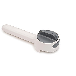 Joseph Joseph Can-Do Plus Compact Can Opener Manual Easy Twist Pull Tab Stainless Steel Portable Space-Saving, White