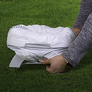 Summer My Travel Potty Deluxe - 2-in-1 Foldable Travel Potty for Toddlers Can Be Used as a Standalone Potty or as a Potty Ring for Adult Toilet w/Integrated Handles, Includes 12 Disposable Waste Bags