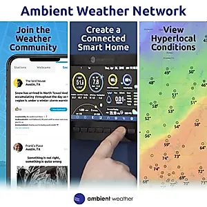 Ambient Weather WH31L Lightning Detector for Models WS-2000, WS-5000