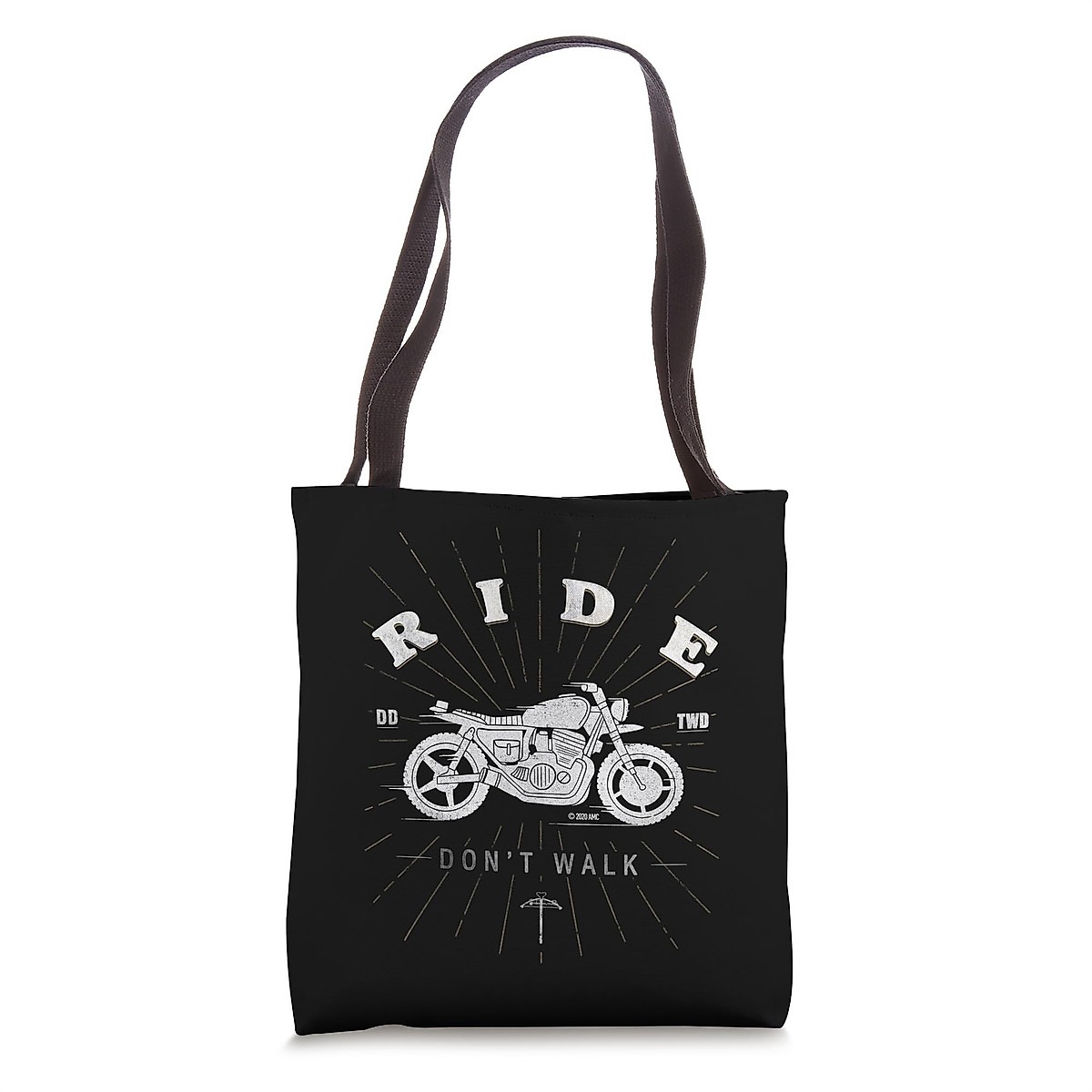 The Walking Dead Daryl Ride Don't Walk Tote Bag