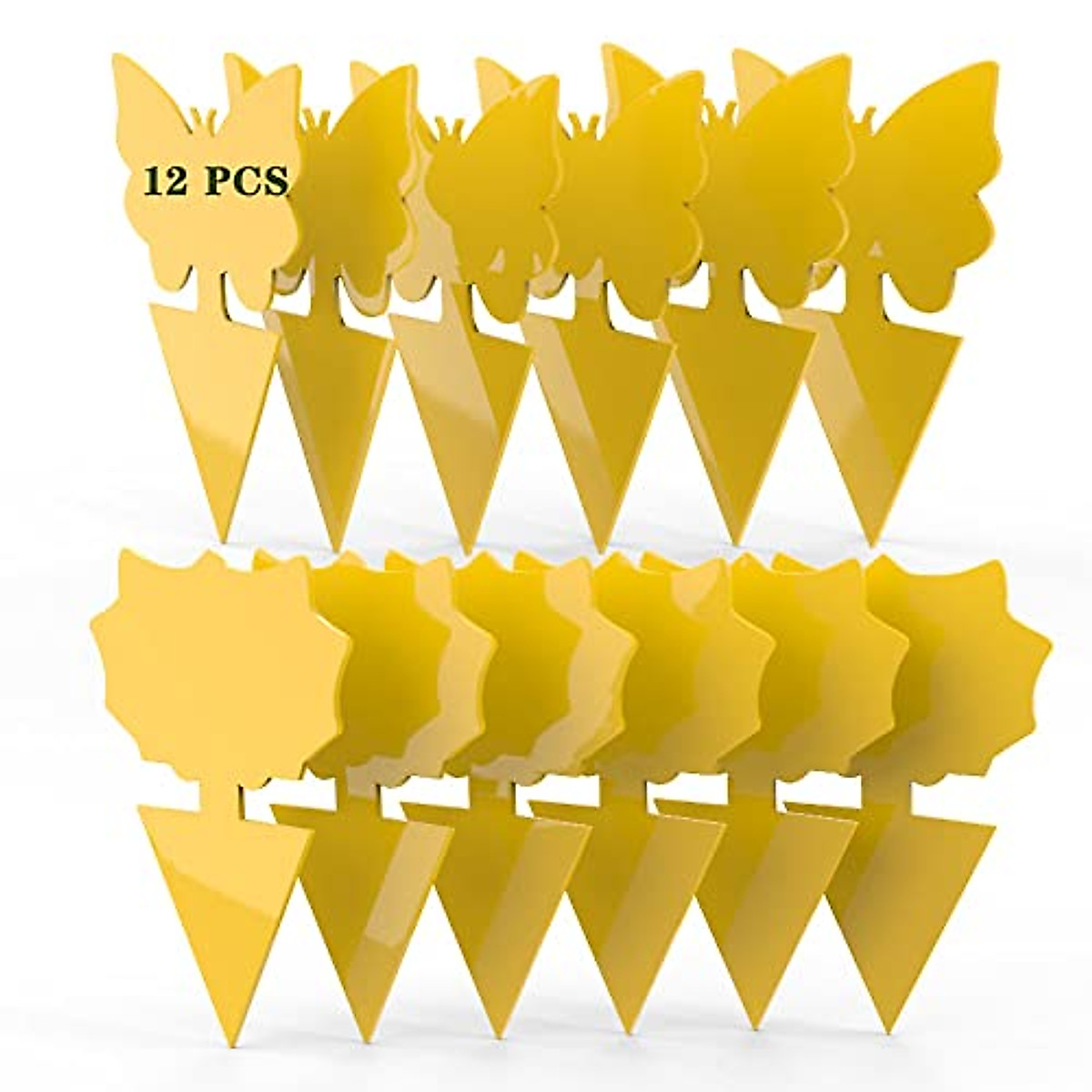 Fruit Fly Traps Fungus Gnat Traps Yellow Sticky Indoor Outdoor Use Protect The Plant