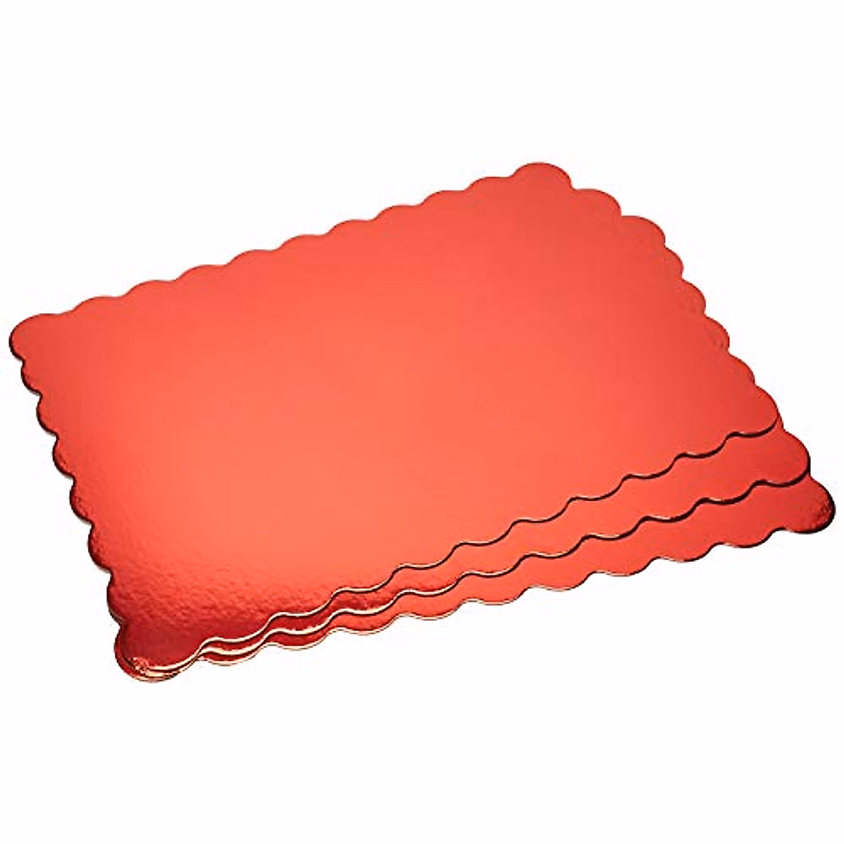 Wilton 2101-4332 Red Cake Platters, 13 x 19 Inch, 3 Count