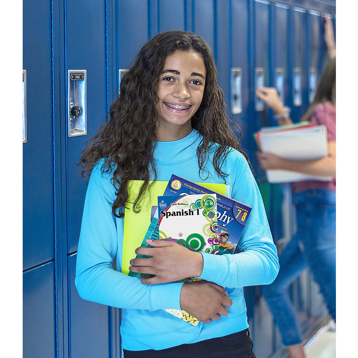Carson Dellosa Skill Builders Spanish I Workbook—Grades 6-8 Reproducible Spanish Workbook With Spanish Vocabulary, Common Words and Phrases for Conversational Skills (80 pgs)