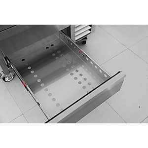 CHUMART 36" Chef Base Refrigerator, 2 Drawer Refrigerated Commercial Refrigerator, Stainless Steel Undercounter Refrigerator, Kitchen Equipment for Restaurant, Bar, Garage